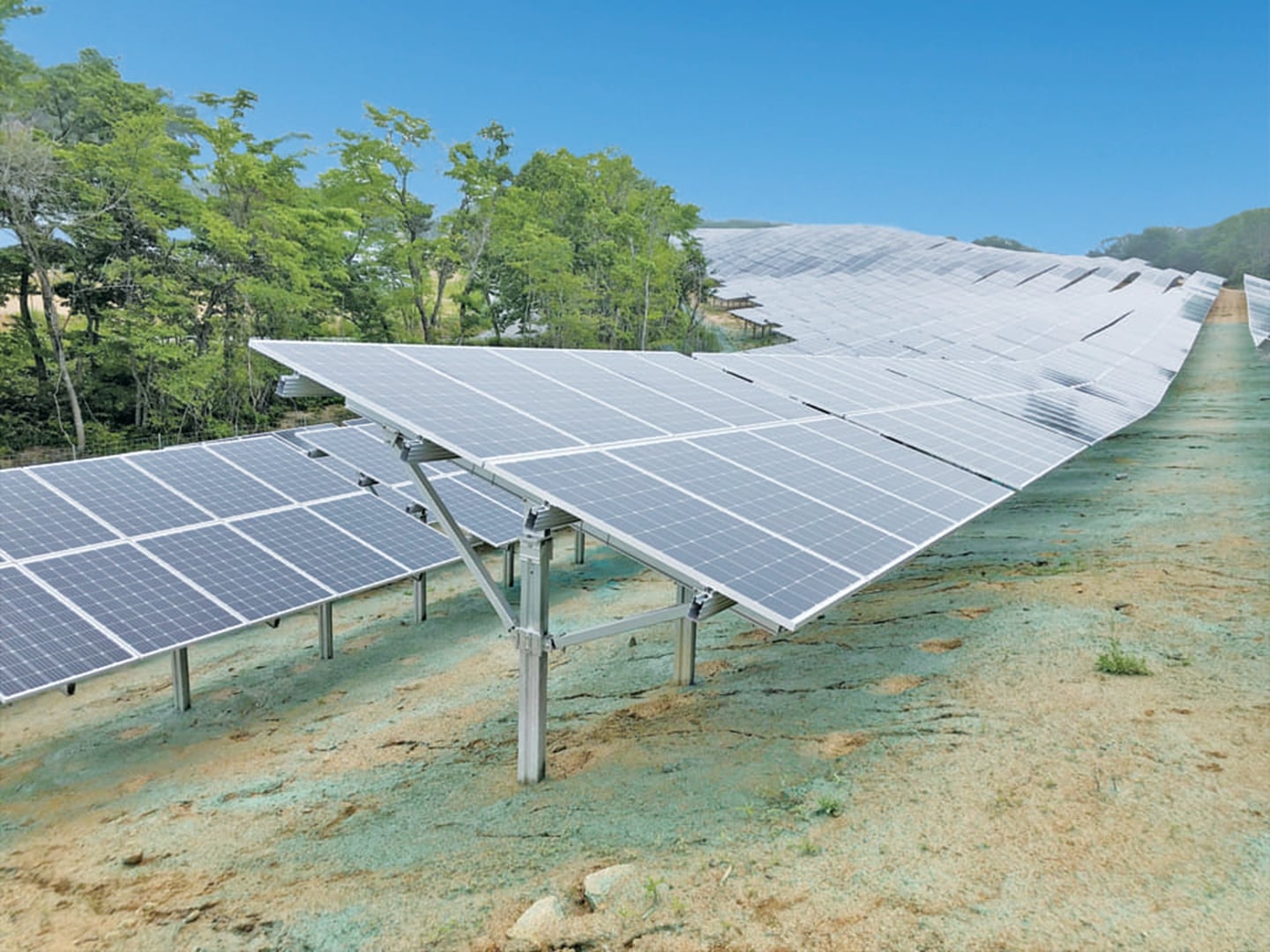 Clenergy Raised & Mounted 40MW Solar Plant in Japan