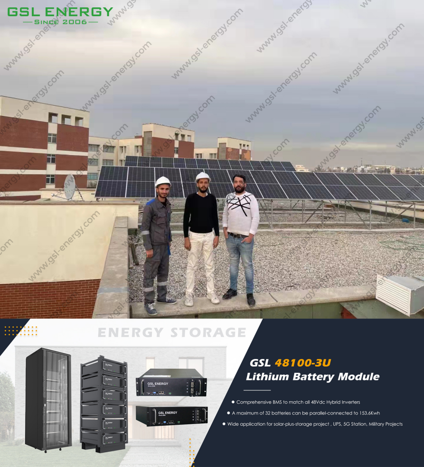 GSL Energy Build 384V Solar Battery Storage System Project in Iraq
