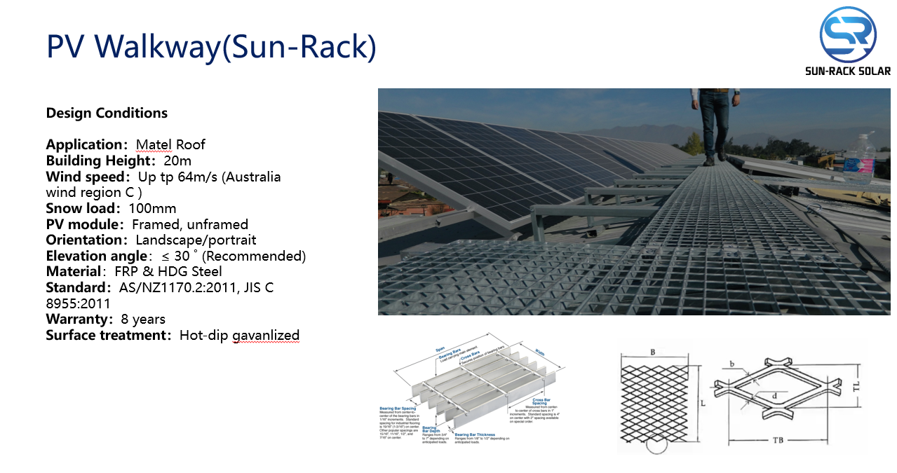 Sun-Rack Solar Supplied 9600M Solar Walkway to Malaysia Market
