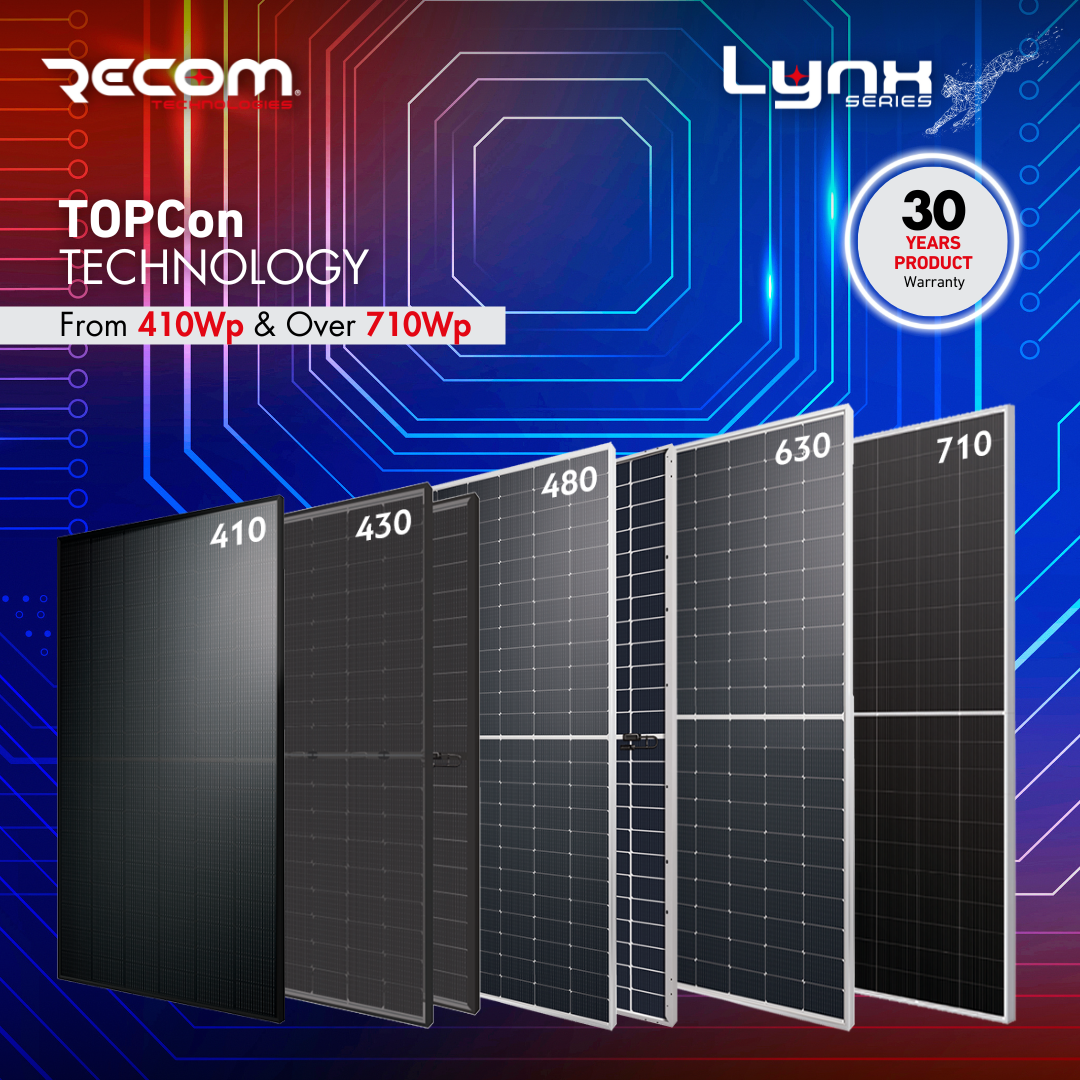 Recom Announces New Outputs for N-type LYNX PV Module Series, Boast ...