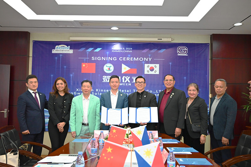 Signing Ceremony for Kinsend and SungGwang Solar 20MW Project