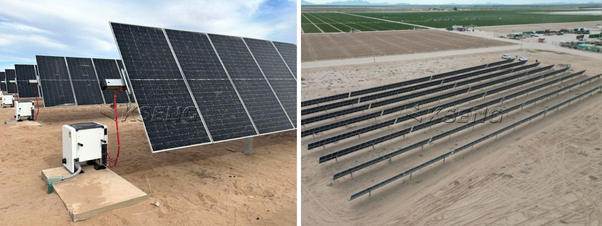 Kseng Solar Supplied KST-1P Solar Tracker to Solar Project in Mexico